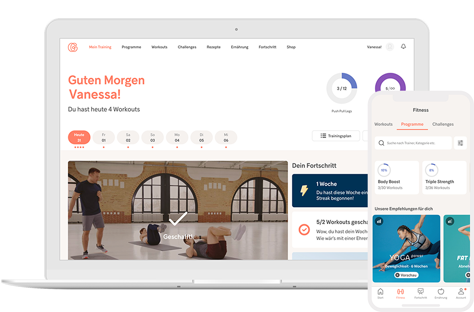 Training | Gymondo Online Fitness - Werde Fit. Zu Hause.